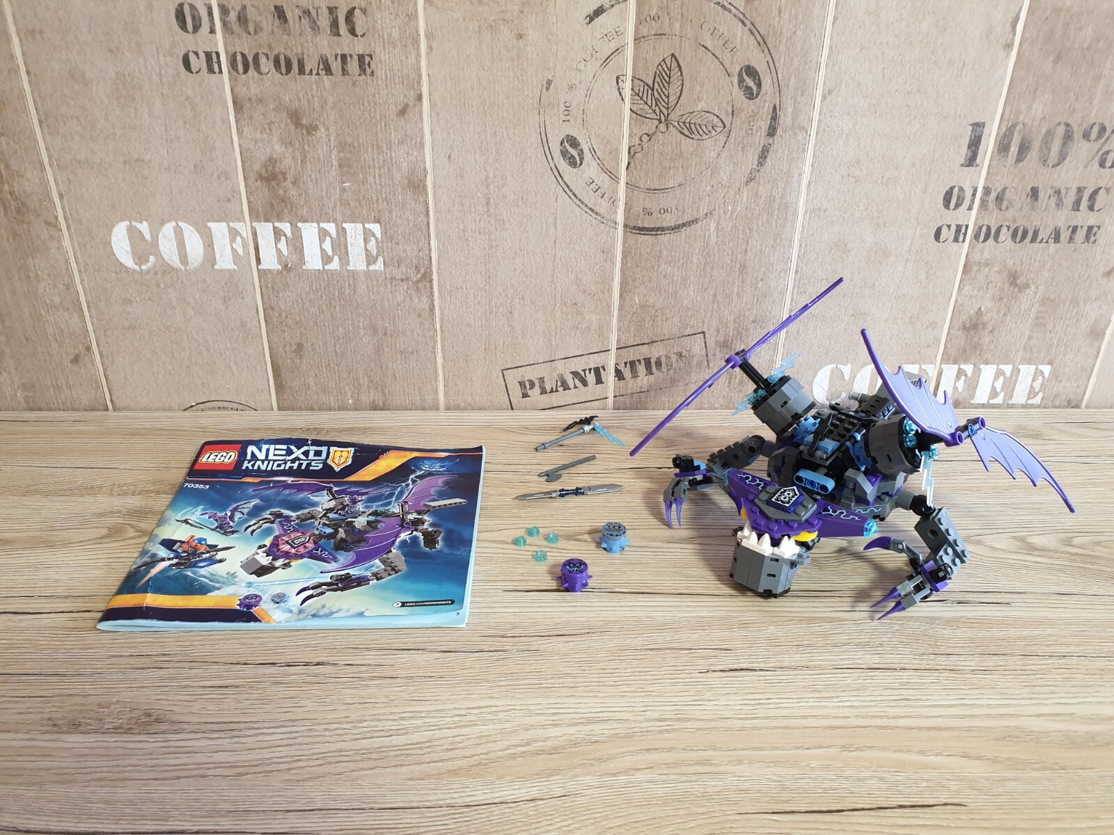 Lego 70353 Nexo Knights Der Gargoyl - Heli * Vollständig - ohne Figuren ...
