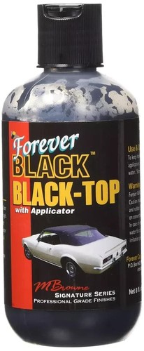 Forever Black Black-Top Gel with Applicator - Convertible Top Dye for ...