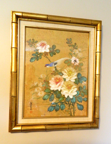 Bambo Frame in Art painting. Queen's Park. | eBay