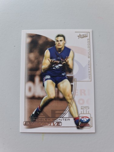 2002 Select AFL SPX series Common Card 137 - Kingsley Hunter - Western ...