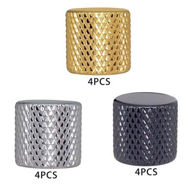 4Pcs Metal Guitar Volume Knob,Replacement Volume Control Knobs,Dome ...
