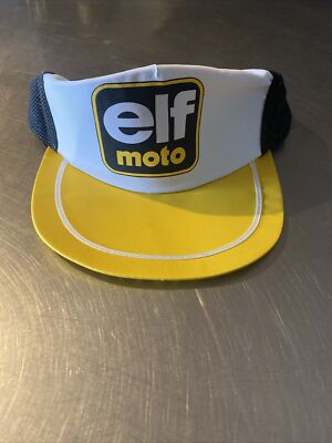 Vintage ELF OIL Moto GP Cap Hat Racing Adjustable NEVER WORN | eBay ...