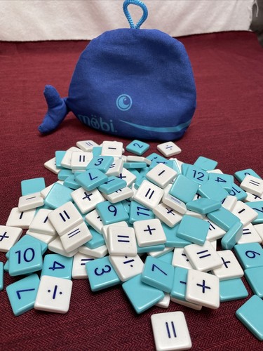 Mobi - The Numerical Tile Game: Math Game In A Blue Whale Pouch 165 ...