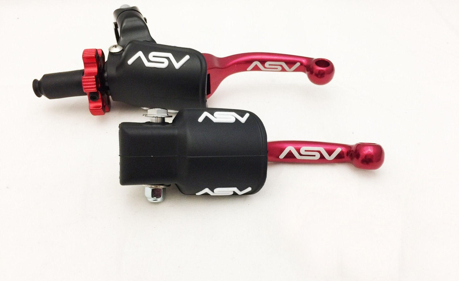 ASV F3 Front Brake Pro Pack Clutch Perch Levers Shorty Red YZ 65 85 125 ...