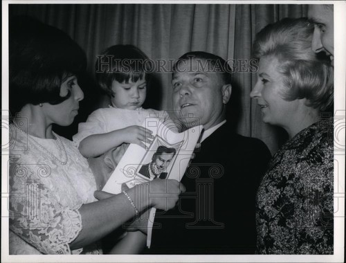 1965 Press Photo L-R; Mrs. Robert Crancer, Mr & Mrs. James Hoffa's ...