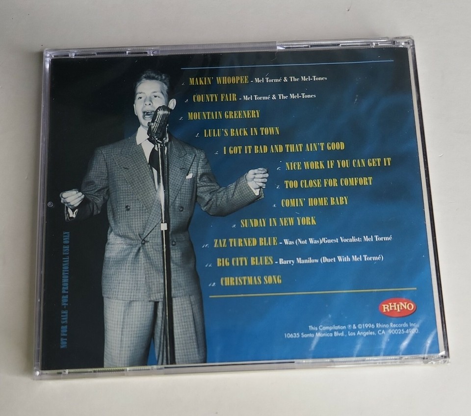MEL TORME Collection Box Set Sampler 1942-1985 12-Track CD New Sealed ...