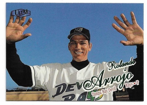 1998 Fleer Ultra Baseball Rolando Arrojo Rookie #466 Tampa Bay Devil ...