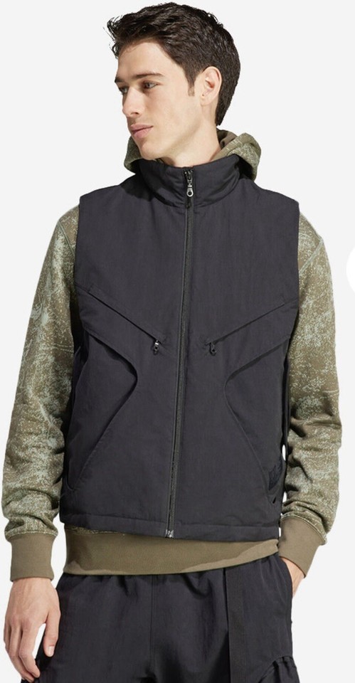Adidas Adventure Premium Vest Puffer Jacket Black Mens 2XL XXL IJ0721 ...