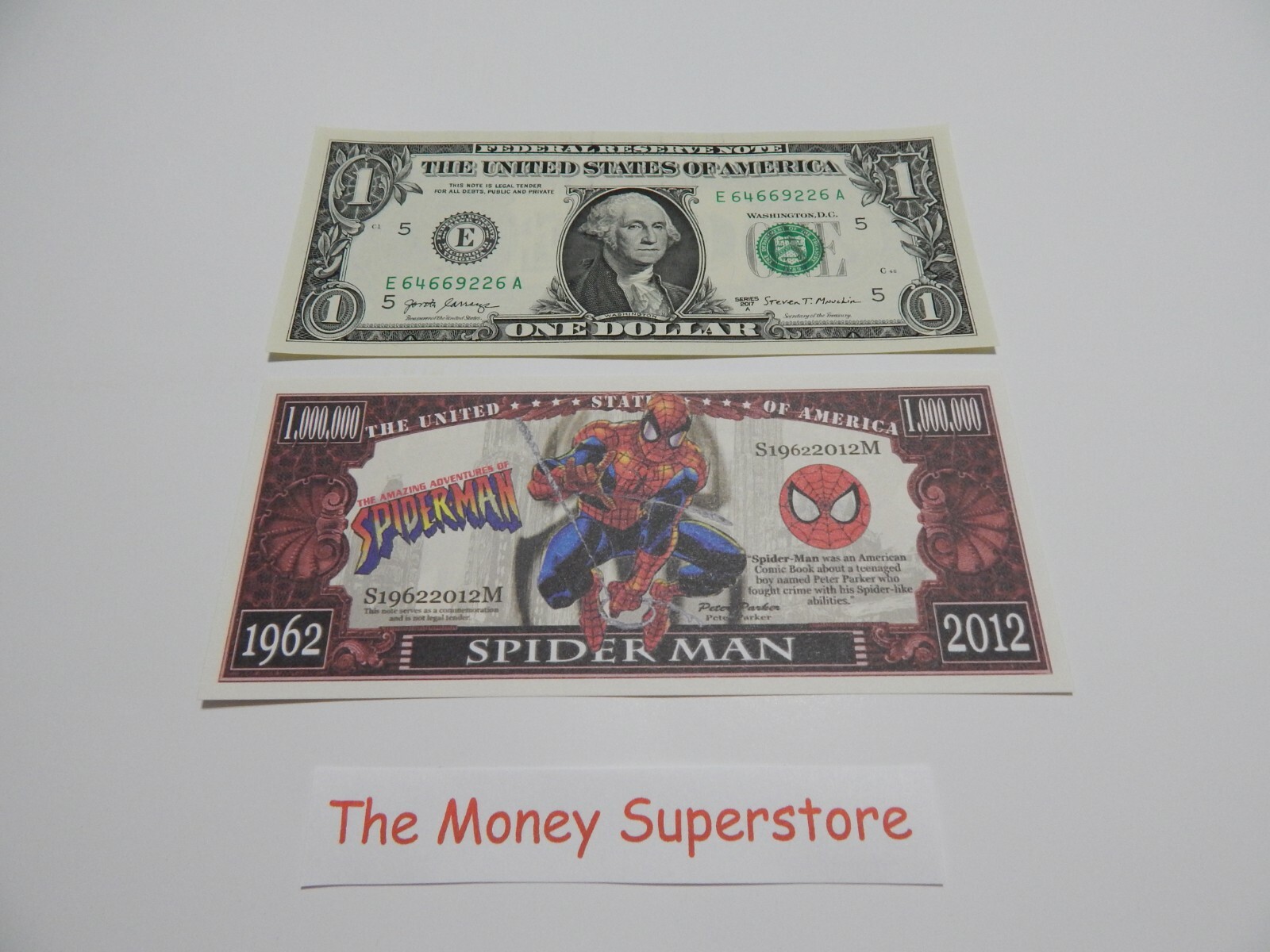 Spider On 5 Dollar Bill