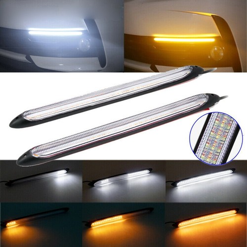 High Visibility Car 48LED Daytime Running Light DRL Turn Signal Fog ...
