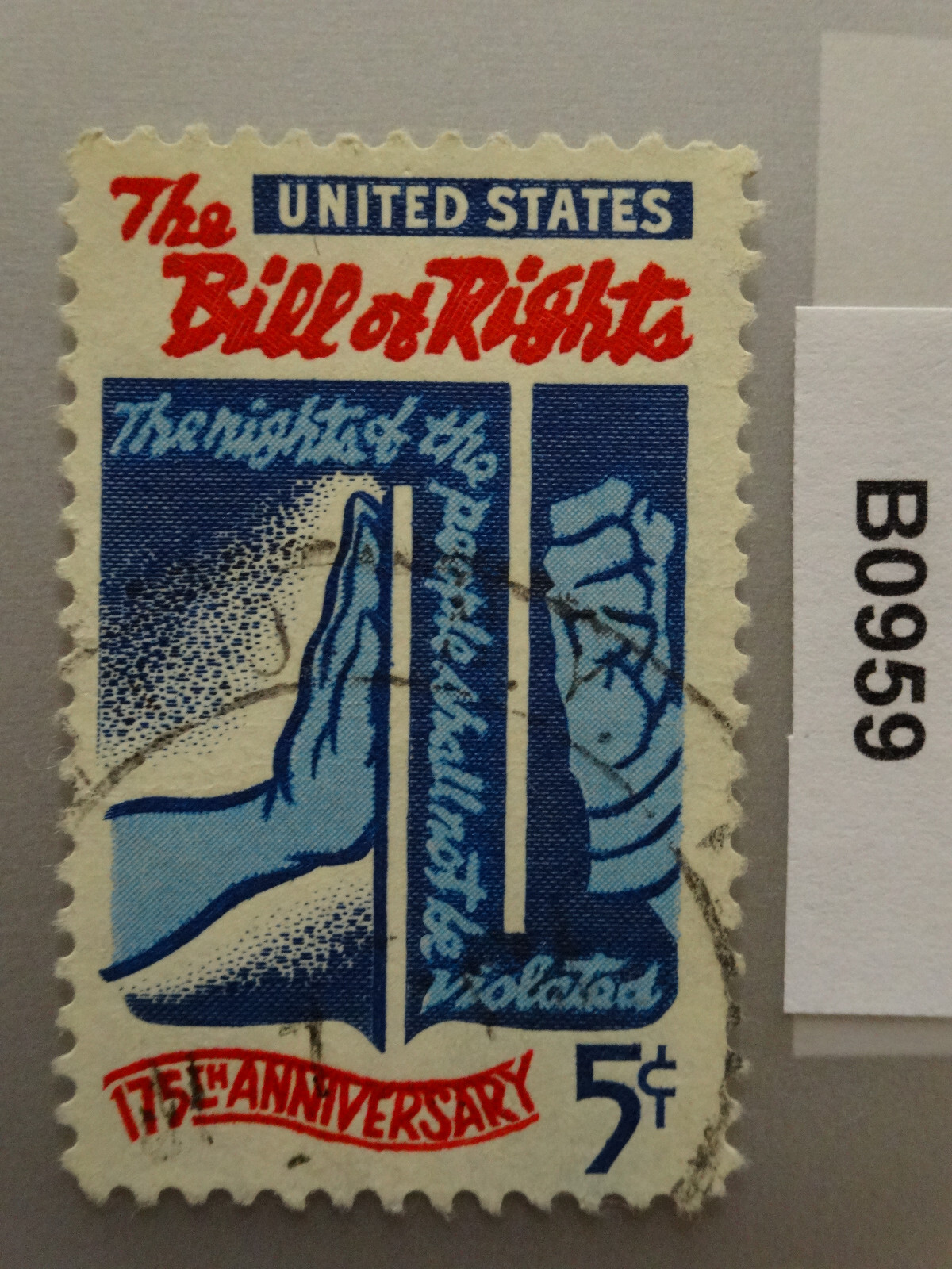 USA Stamp The Bill of Rights 5 Cents United States Postage | eBay
