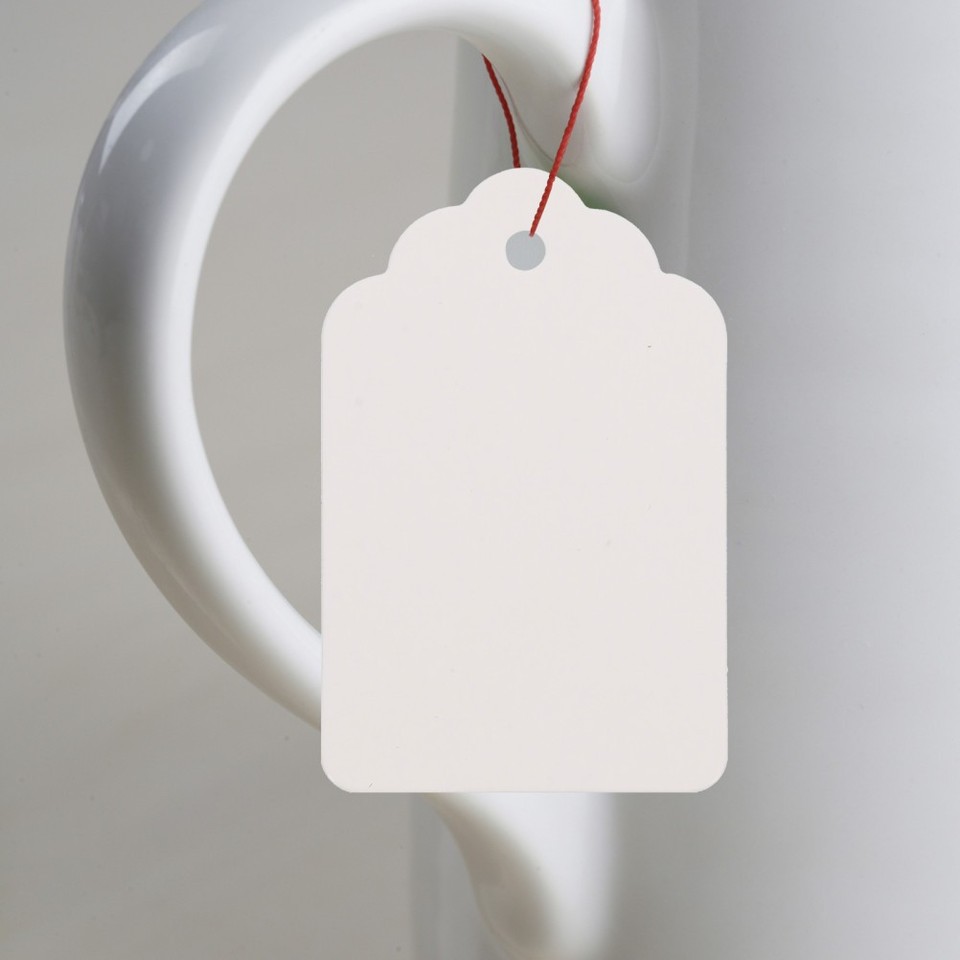 1000 Pcs Price Label Tags Hanging Labels Clothing Store Clothes for ...