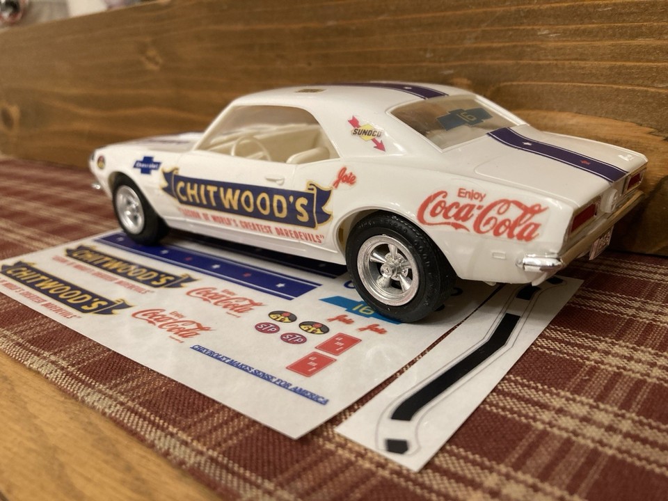 1968 CAMARO SS 396 JOIE CHITWOOD THRILL SHOW MODEL CAR MPC “J-Kraft ...