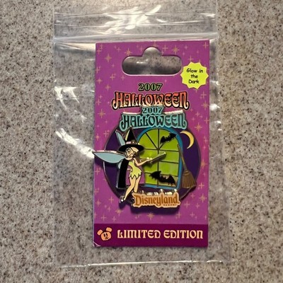 Disney WDW DLR- Tinker Bell Witch Halloween GITD Pin LE 1000 2007 | eBay