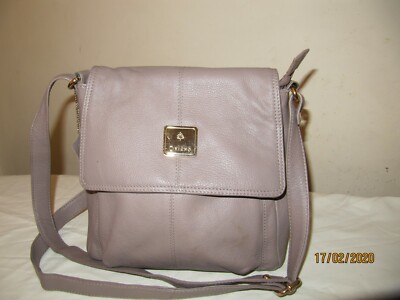 Oriano Bag Crossbody soft Leather shoulder Medium Mushroom adjustable ...