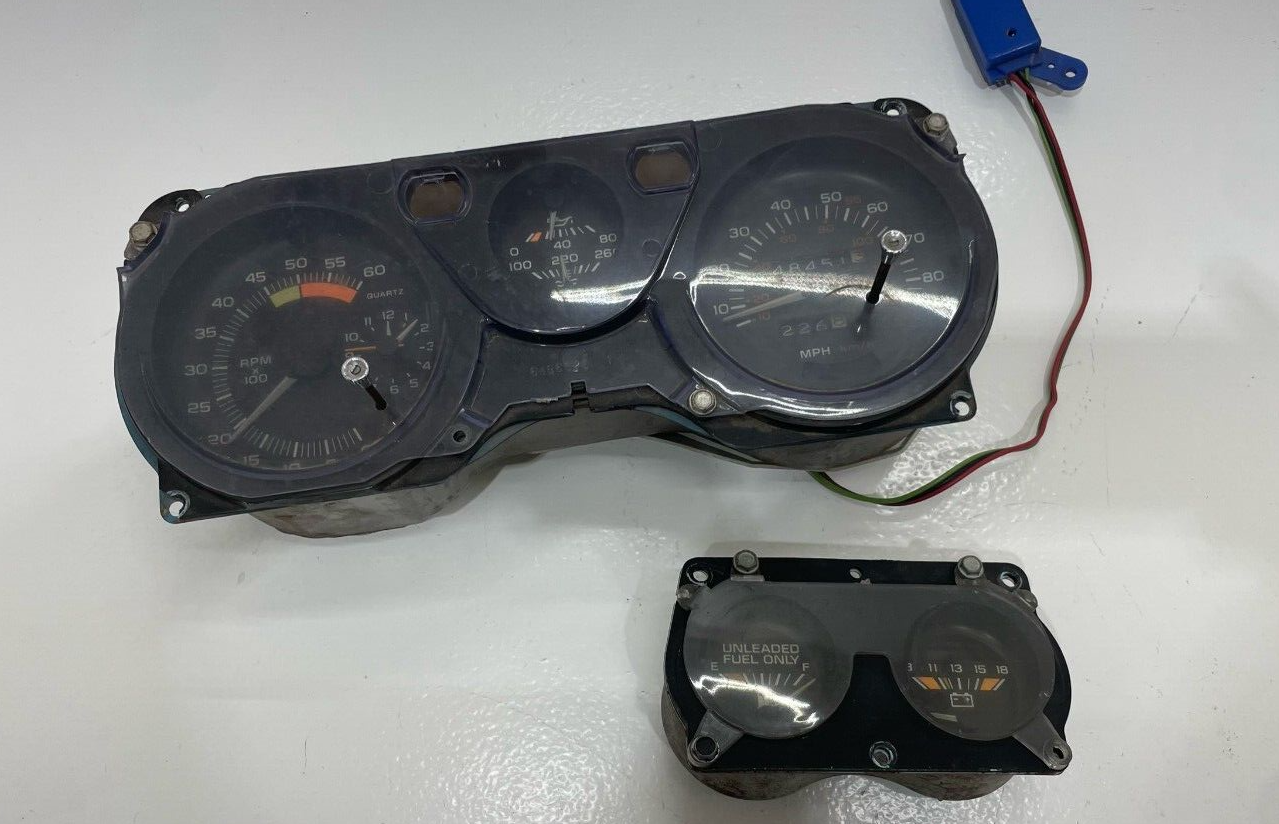 1979-1981 Pontiac Trans Am Tach Instrument Panel Cluster Fuel Amp Clock ...