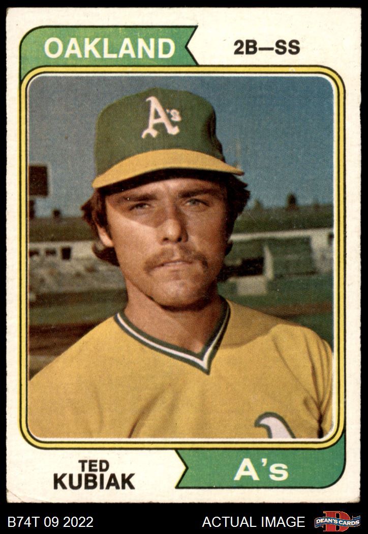 1974 Topps #228 Ted Kubiak Athletics 4.5 - VG/EX+ B74T 09 2022 | eBay