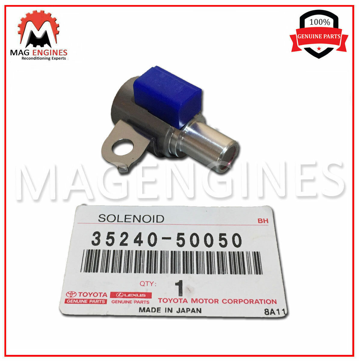 35240-50050 GENUINE OEM SOLENOID ASSY, AUTOMATIC TRANSMISSION 3 WAY ...