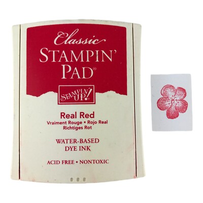Stampin Up Classic Ink Pad Real Red | eBay