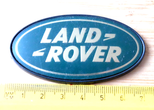 LAND ROVER GREEN & GOLD LOGO CAR BADGE DAG 100260, 72mm. Freelander ...