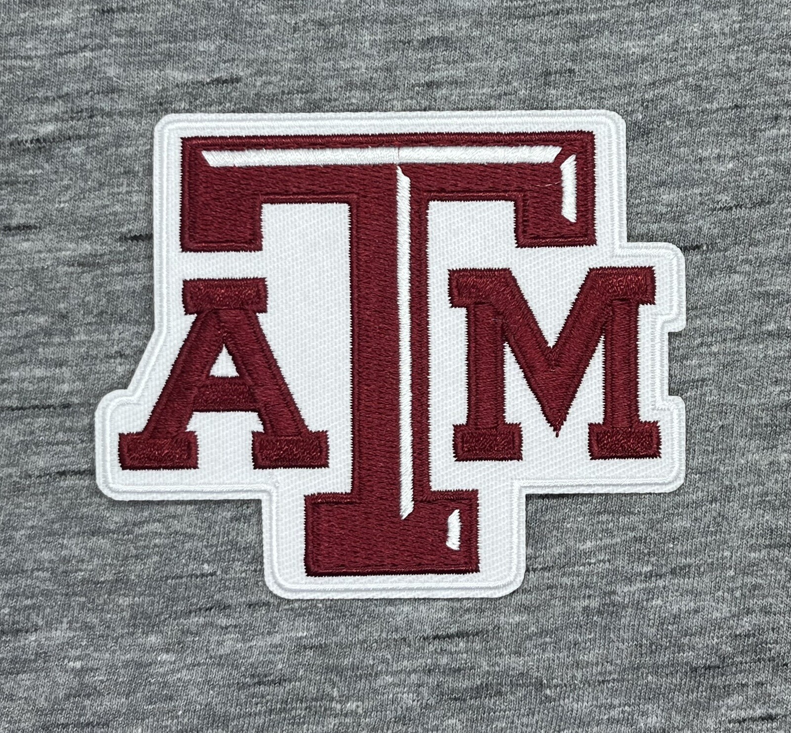 TEXAS A&M AGGIES EMBROIDERED IRON ON PATCH 3.00” X 3.50” FREE SHIPPING ...