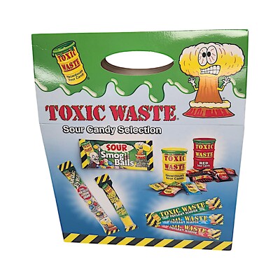 Toxic Waste Sour Candy Selection Assorted Flavors Drums and Treats ...