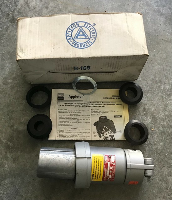 Appleton Electric ACP1034CD Service Inlet Plug for sale online | eBay