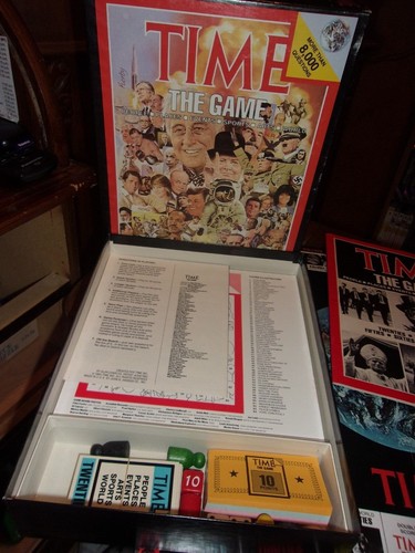 Time The Game Time Magazine Questions Board Game 1983 Rare Vintage ...