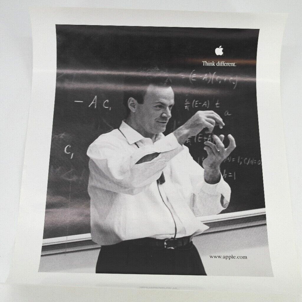 Richard Feynman Think Different Poster Think Different. Poster