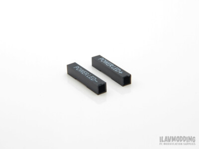 PC 1-pin (POWER LED+-) Dupont 2.54 Connector Housing (Front Panel ...