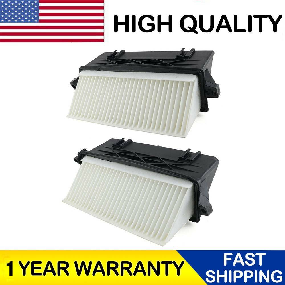 2X Air Filters For MERCEDES-BENZ 13-16 14 X166 GL350 ML350 S350 W221 ...
