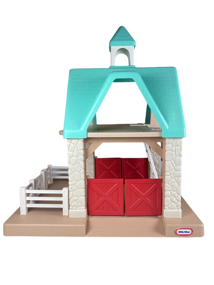 Little Tikes Stable Country Farm Dollhouse Barn Cupola w/Ladder ...