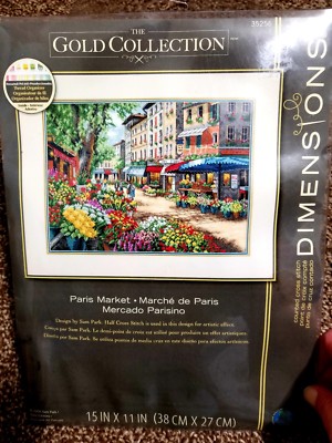 Gold Collection Paris Market 2009 Dimensions Cross Stitch Kit 35256 15 ...