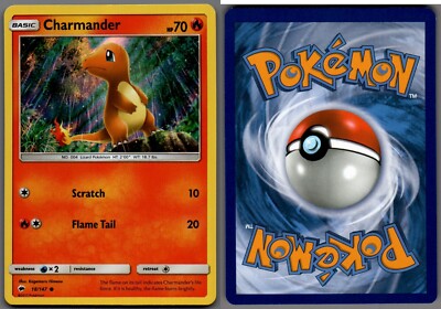 2017 Pokemon, S&M Burning Shadows Promos, #18/147 Charmander, Holo Common | eBay