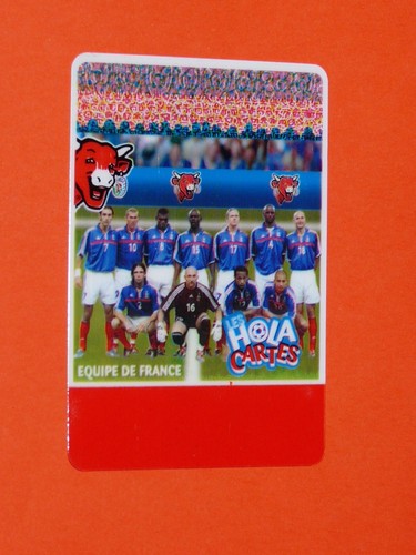 VACHE QUI RIT FOOTBALL 2002 EQUIPE FRANCE HOLA CARTES BLEUS | eBay