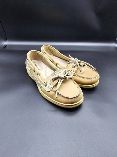 Sperry Top-Sider Beige Leather Loafers Women's Size 6.5 | eBay