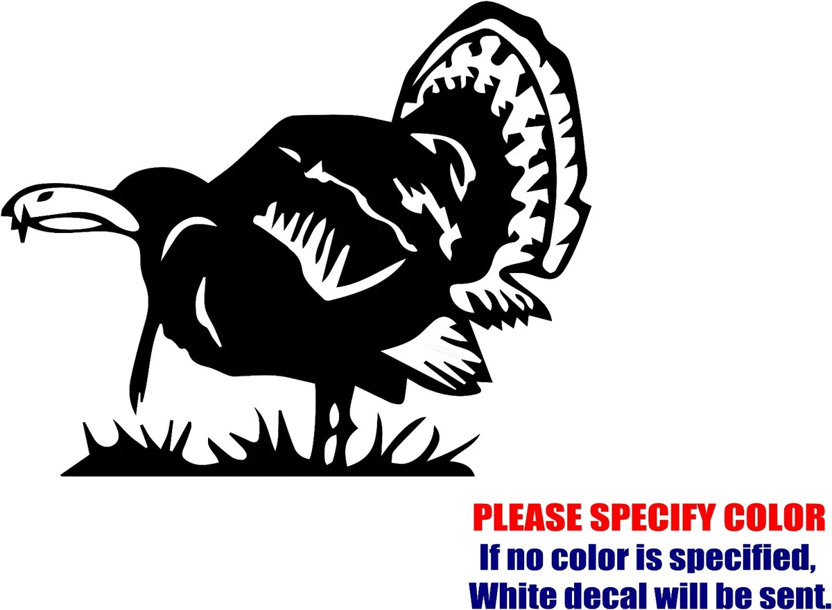Strutting Turkey Decal