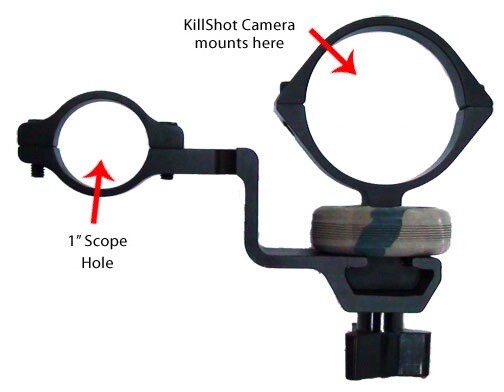 KillShot HotShot Model CSM-109 Rifle/Crossbow 1" Camera Scope Mount (no ...