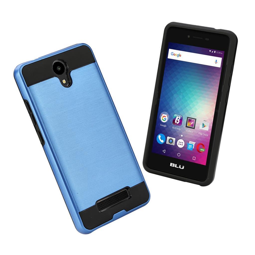 For BLU Studio G2 G 2 S010Q Rugged Hybrid Matte Tough + Soft Gel Case ...