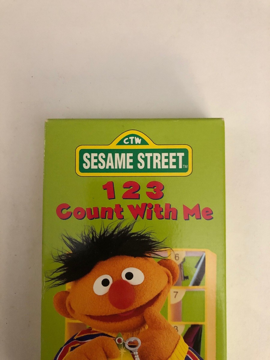 Sesame Street 123 Count With Me Vhs Ebay