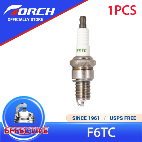 TORCH Engine Spark Plug F6TC for NGK BP6ES for Bosch W175T30 W7DP W6D1 ...
