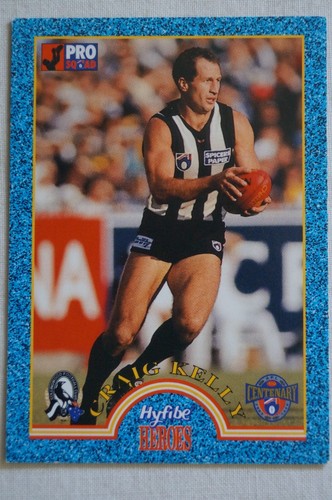 Collingwood 1996 AFL Centenary Pro Squad Hyfibe Heroes Footy Card Craig ...