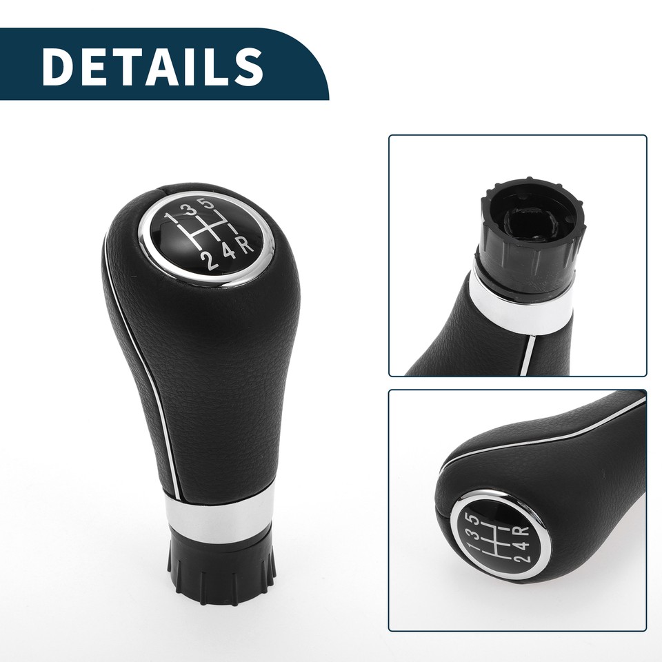 5 Speed Gear Shift Knob for Mercedes-Benz A Class W169 2004-2012 Faux ...