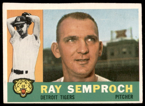 1960 Topps #286 RAY SEMPROCH Detroit Tigers EX | eBay
