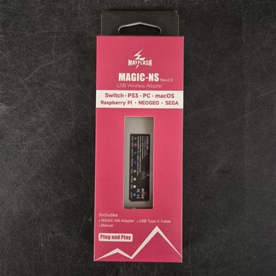 Mayflash Magic-NS Wireless Controller Adaptor Compatible Bluetooth Gyro ...