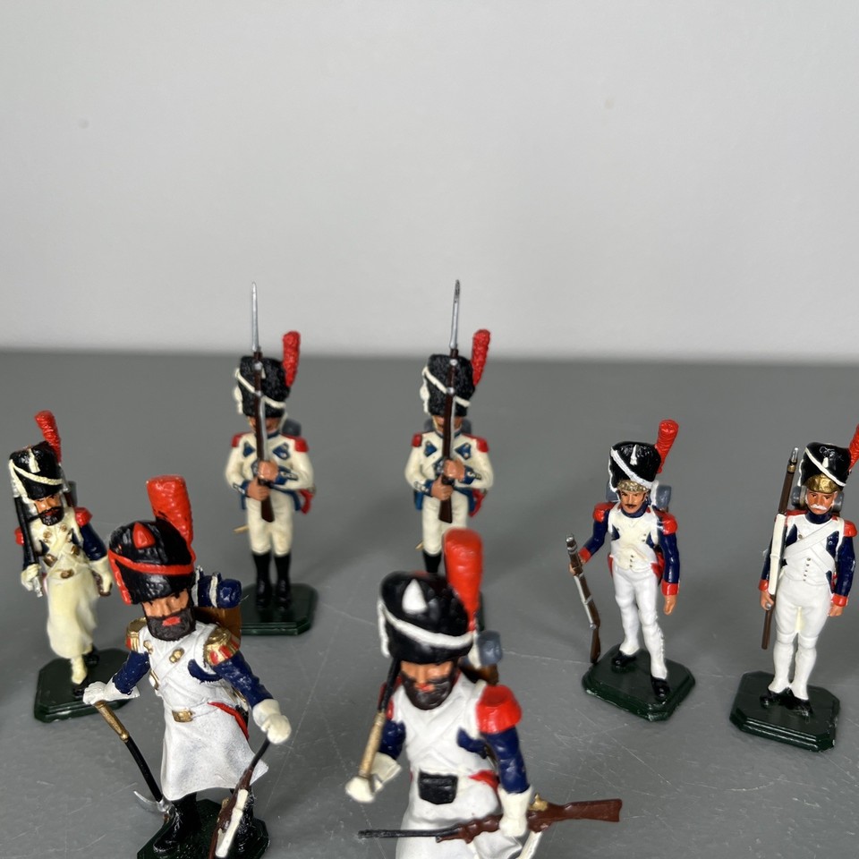 ANI Napoleonic 54mm metal French Napoleonic Grenadier Soldier Lot Of 11 ...