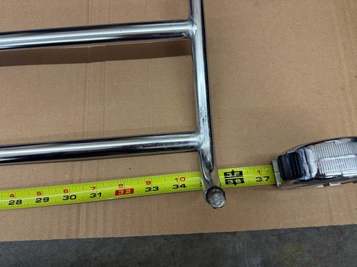 Vintage MGB Chrome Luggage Rack 4-Bar Bolt-On Trunk Rack 33"x15.5 ...