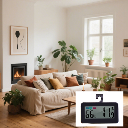 Smart Digital Climate Monitor with Color Screen for Home and Office Use ...