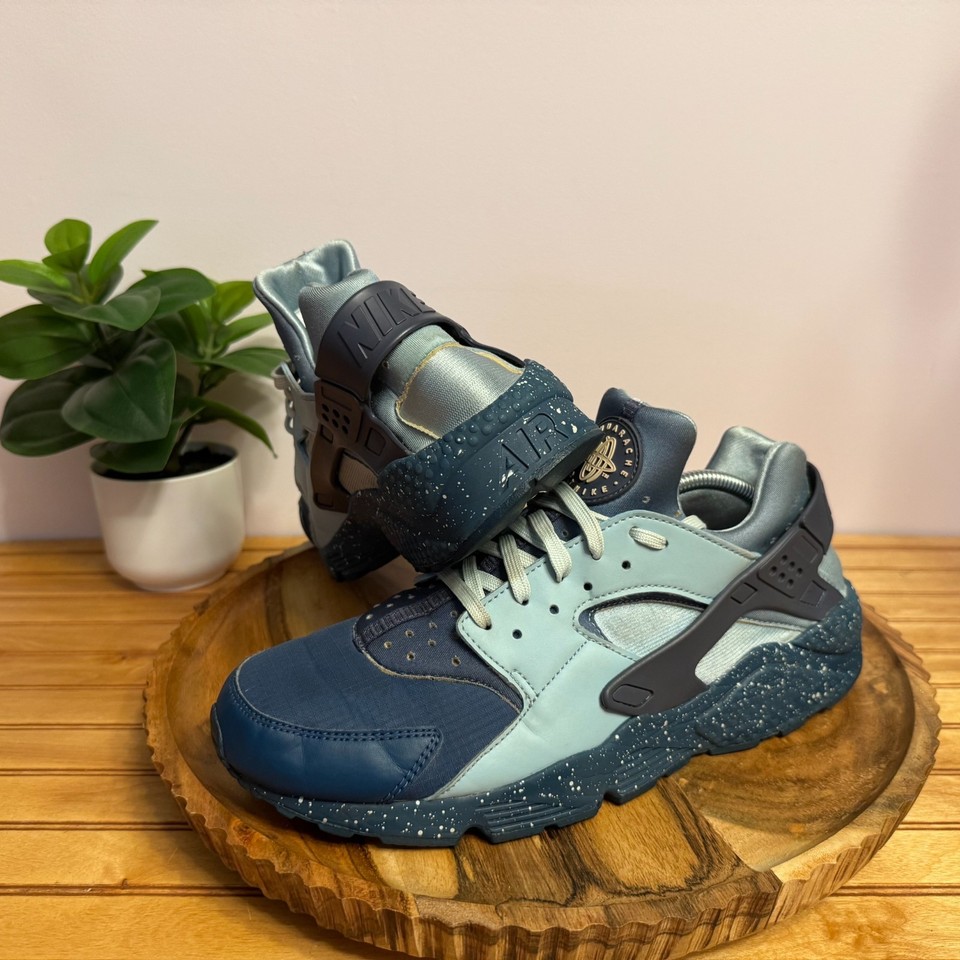 Nike Air Huarache Mens Blue Diffused 704830-402 Running Sneaker Size 11 ...