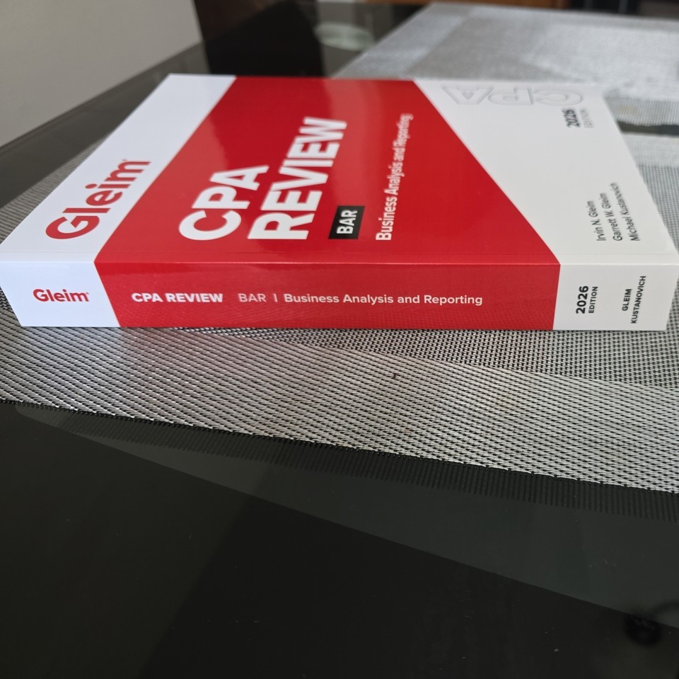 Gleim CPA Review - 2026 Edition- BAR | eBay